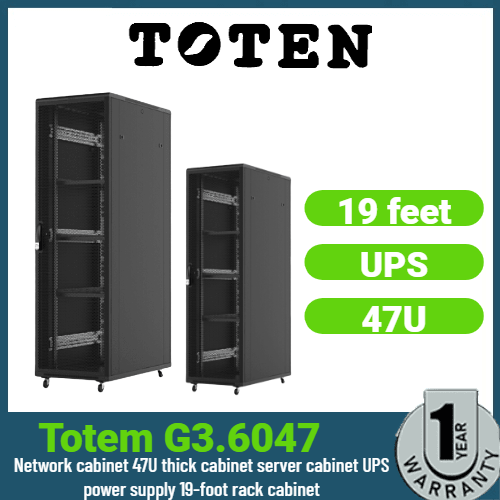 Server Cabinet 47U TOTEM TOTEN G3.6047 Server Cabinet | 19 ft. Rack ...