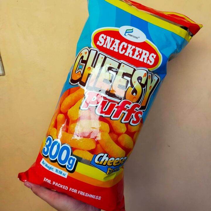 [Lowest Price] Snackers Cheesy Puffs 300g | Lazada PH