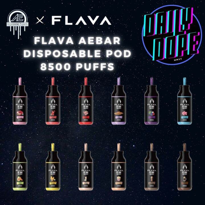 {Legit} Flava Aebar 8500 Puffs Disposable Pod | Lazada PH
