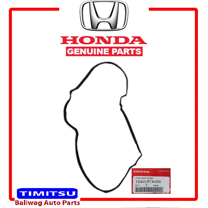 HEAD VALVE COVER GASKET HONDA ACCORD CIVIC CR-V PART NO. 12341-RTA-000 ...