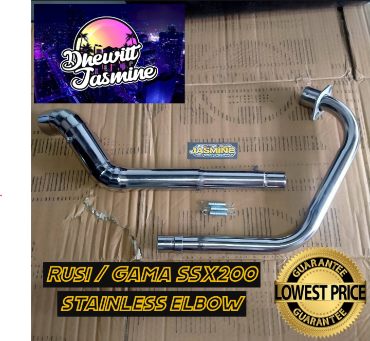 rusi / gama ssx 200 stainless elbow | Lazada PH