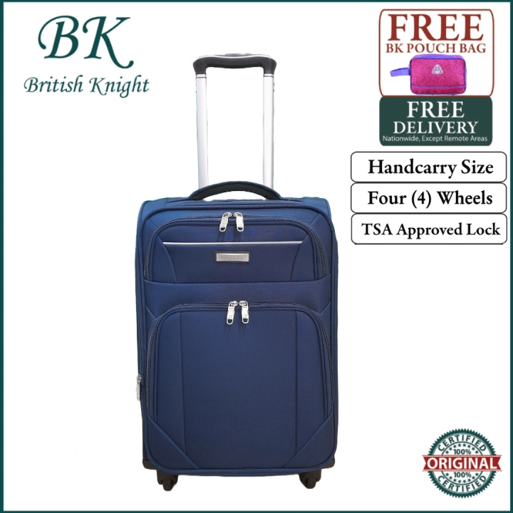 British Knight BSQ401 Red Medium (20 Inch) Expandable Luggage with TSA ...