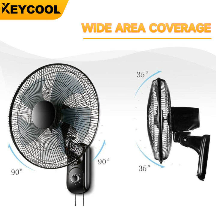 KEYCOOL Electric fan wall fan/stand fan 16/18 inches vertical fan ...