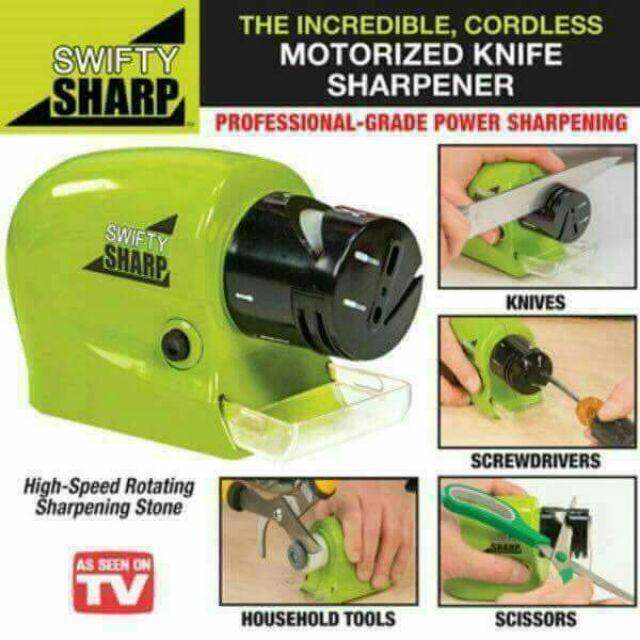 ที่ลับมีดไฟฟ้าอเนกประสงค์ swifty sharp | Lazada.co.th