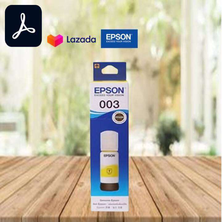 EPSON 003 Yellow Original Ink Bottle C13T00V400 | Lazada PH