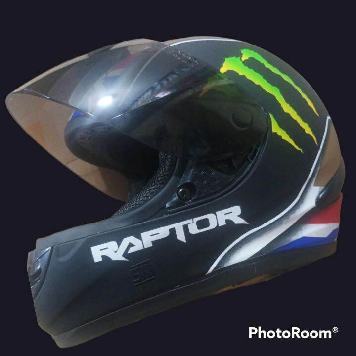 Helm Full Face SNI Motif Raptor Free Sticker SHOEI/KYT | Lazada Indonesia