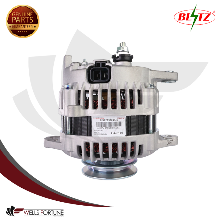 NISSAN TD27 W/O PUMP 12V / 100A 1 PULLEY BLITZ ALTERNATOR ASSEMBLY 6 ...