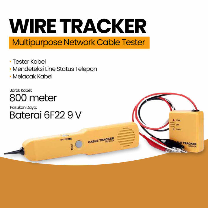 Wire Tracker Multipurpose Network Cable Tester Untuk Mengecek Line ...