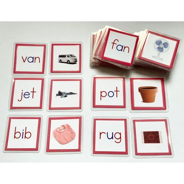 Montessori Pink Series CVC cards | Lazada PH