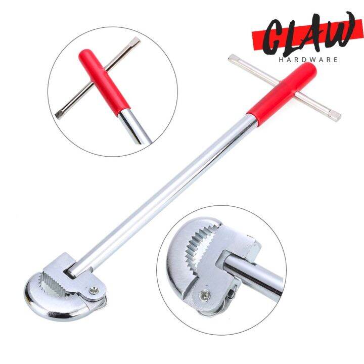 CLAW Adjustable Basin Wrench Tap Steel Sink Spanner Plumbers for ...