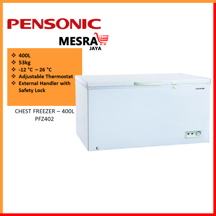Pensonic Chest Freezer 400L - PFZ402 | Lazada
