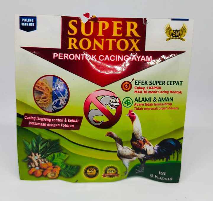 obat cacingan ayam burung SUPER RONTOK Perontok Cacing Ayam | Lazada ...