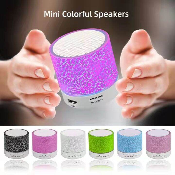 Mini LED Speaker Chargeable Portable Bluetooth Speakers Small A9 S10 ...
