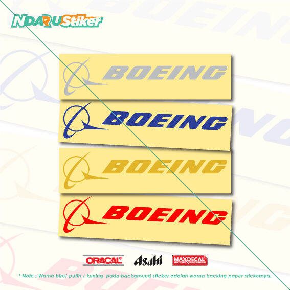Sticker Boeing | Sticker Logo Boeing | Sticker Aviation | Lazada Indonesia