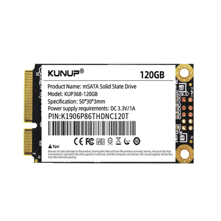 msata ssd 64G 128G 256G Solid State Drive Internal Hard Disk hdd for ...