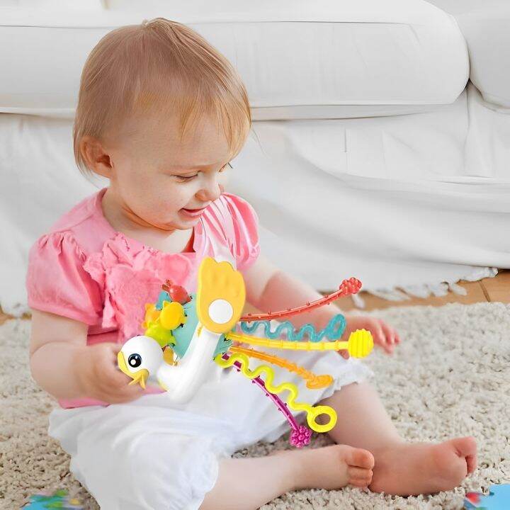 Baby Pull String Sensory Toys Hold Toy Montessori Puzzle Teeth Toys Can ...