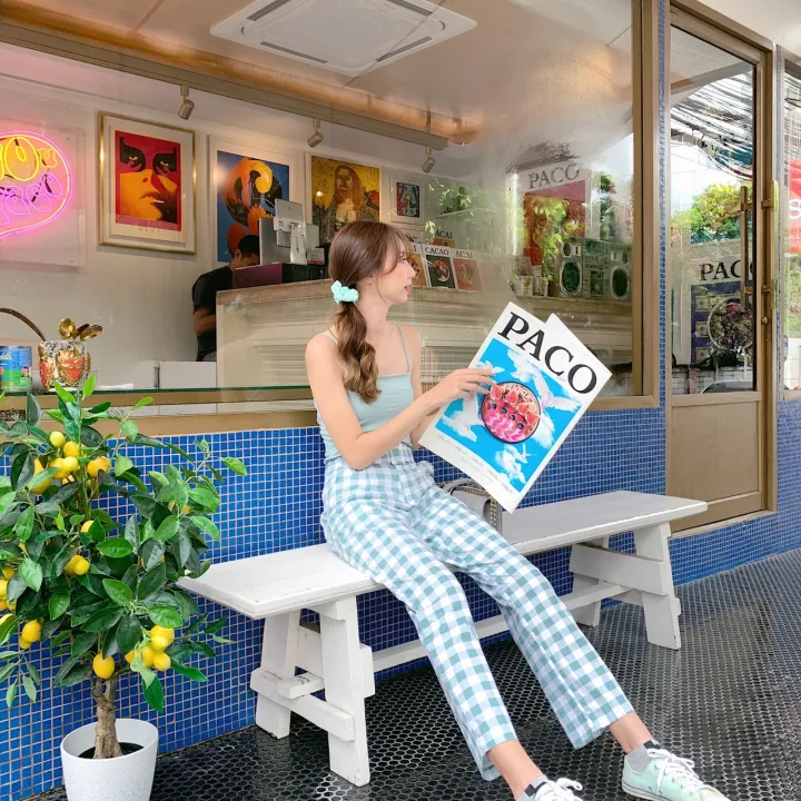 BAMU - Gingham Big | Lazada.co.th