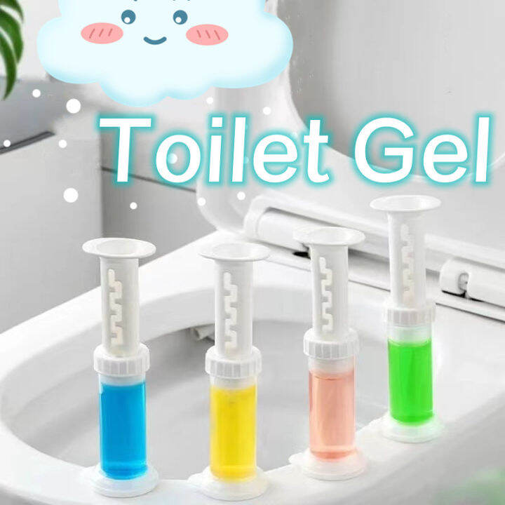 Toilet long-lasting deodorant small flower gel toilet cleaning spirit ...