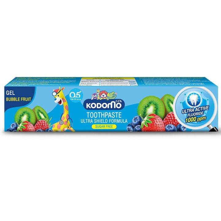 Free!! Kodomo Toothpaste Gel Bubble Fruit 40g. | Lazada.co.th