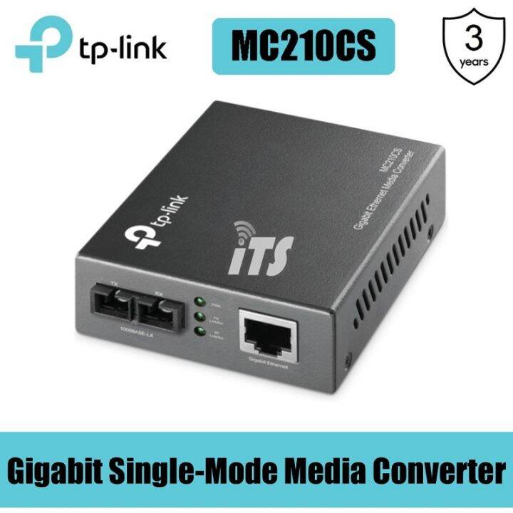TP-Link Gigabit Single-Mode Media Converter (MC210CS) | Lazada