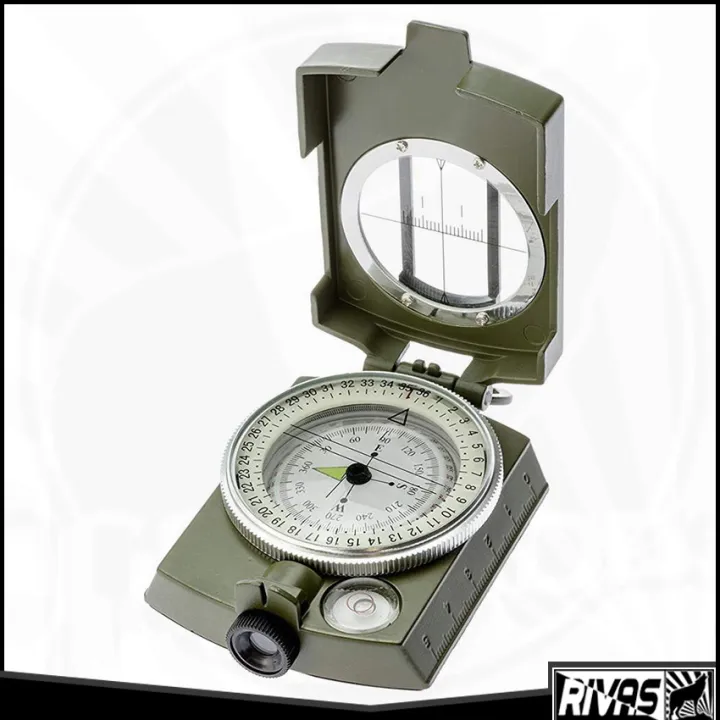 Multifunctional Tactical Compass Impact Resistant and Waterproof Metal ...