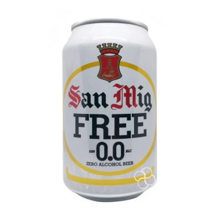 San Mig Free Zero Alcohol Beer Can 330mL | Lazada PH