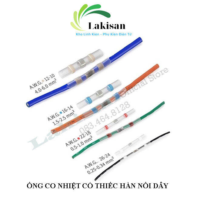 Ống nối dây điện nhanh tự động hàn thiếc SST-S21 SST-S11 SST-S31 SST-S41 dùng dây 0.25-6.0mm2 ...