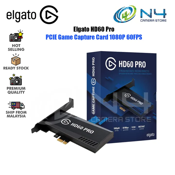 Elgato HD60 PRO Internal PCIe Full HD 60FPS Game Capture/Streaming Card ...