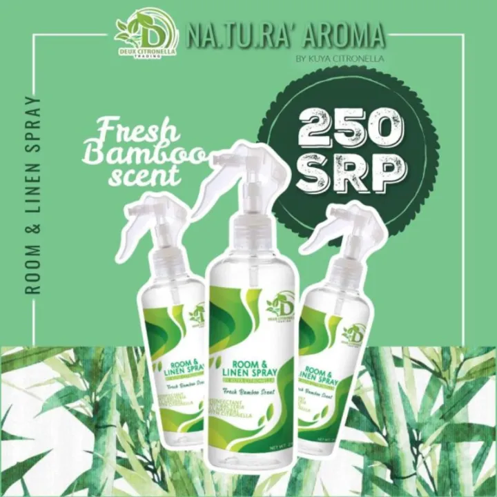 Room and Linen Spray by Deux 250ml (Fresh Bamboo Scent) | Lazada PH