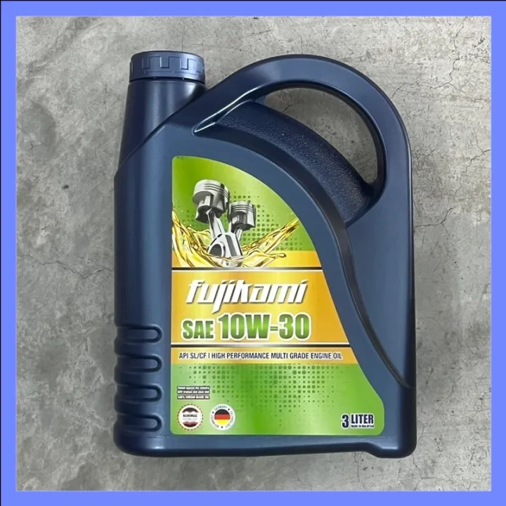 FUJIKAMI 10W30 3L ENGINE OIL PERODUA KANCIL KENARI KELISA VIVA SEMI ...