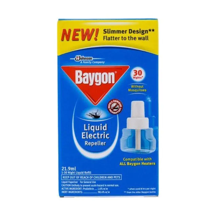 Baygon Electric Liquid Repeller Anti-Dengue Mosquitoes Refill durable | Lazada PH