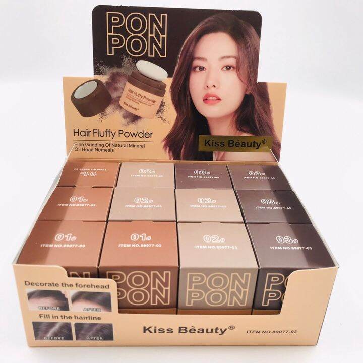 ปิดผมบาง ใหม่/แท้ novo hair line powder ปิดผมบาง ที่ปิดเหม่ง ผงแป้ง ...
