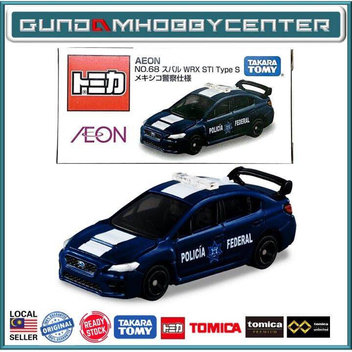 TOMICA AEON No.68 Subaru WRX STI Type S Mexican Police Type | Lazada