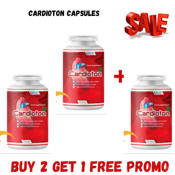 Cardioton 20 Capsules Original For Heart Health (Buy 2 Get 1 Free Promo ...