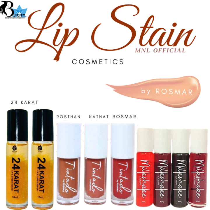 Rosmar Official Store PH 24karat Lip and Cheek Rosmar Liptint Long ...