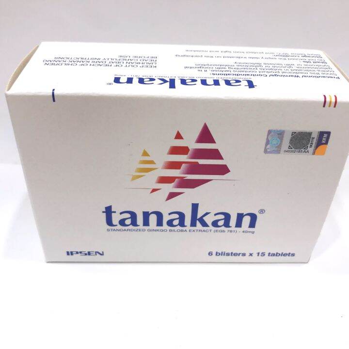 Tanakan 40mg Gingko Biloba 90's Tablets | Lazada