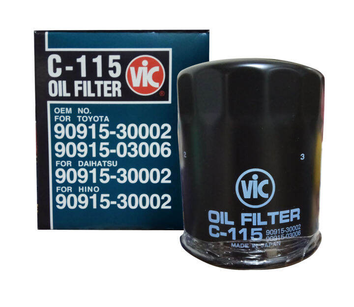 VIC Oil Filter C-115 for Ford Ranger 2.9 4x2 '00-'07, Toyota Hiace 3.0 ...