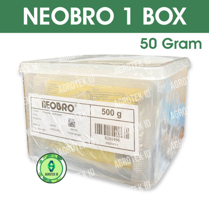 Neobro 50 Gram 1 Box Isi 10 Sachet Vitamin Ayam Pedaging | Lazada Indonesia
