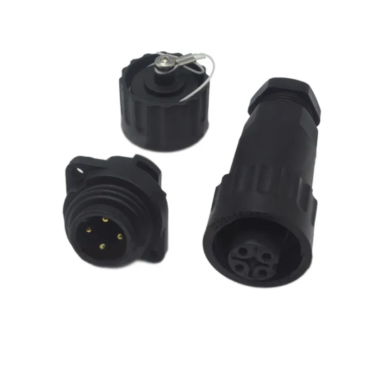 WEIPU WA22 Industrial Female Plug Male Socket Waterproof M20 Aviation Electrical Connector 4Pin ...