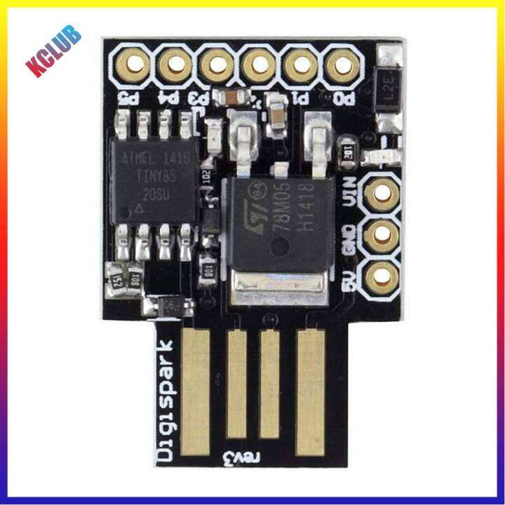 โมดูล Attiny85 Digispark Kickstarter Dc 5v บอร์ดพัฒนาไมโคร Usb Lazada
