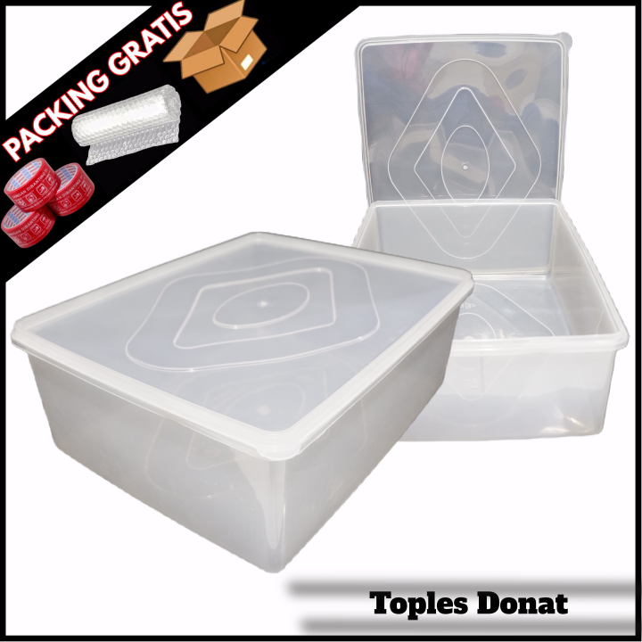 Kotak Makanan Besar Kontainer makanan Besal Kotak Donat | Lazada Indonesia