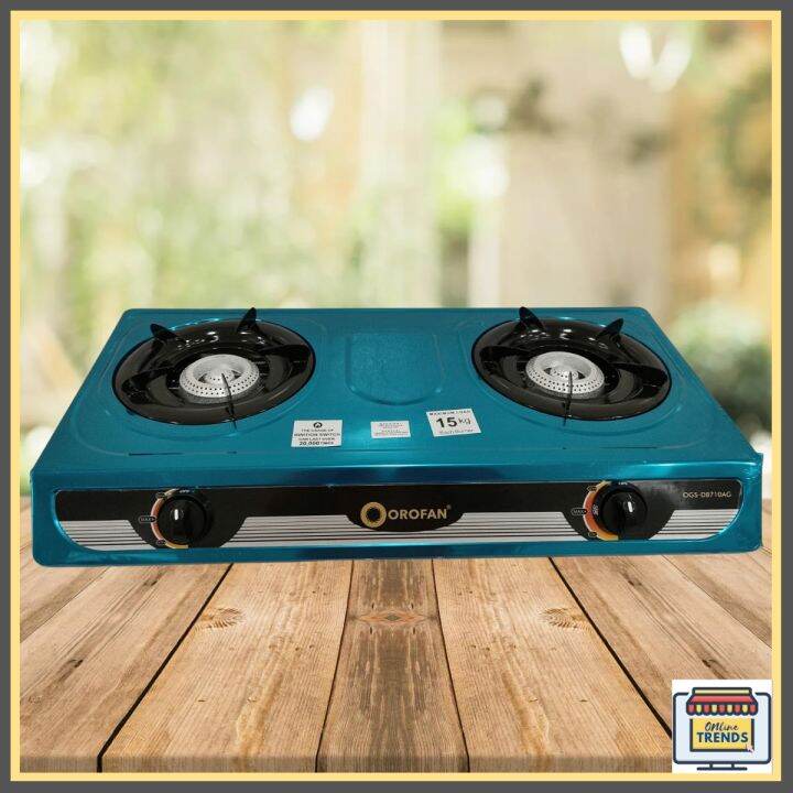 OROFAN DOUBLE BURNER GAS STOVE OGS-DB710 AG / KALAN / DOUBLE BURNER GAS ...