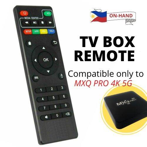 ON-HAND Remote for MXQ PRO 4K 5G TV box | Lazada PH