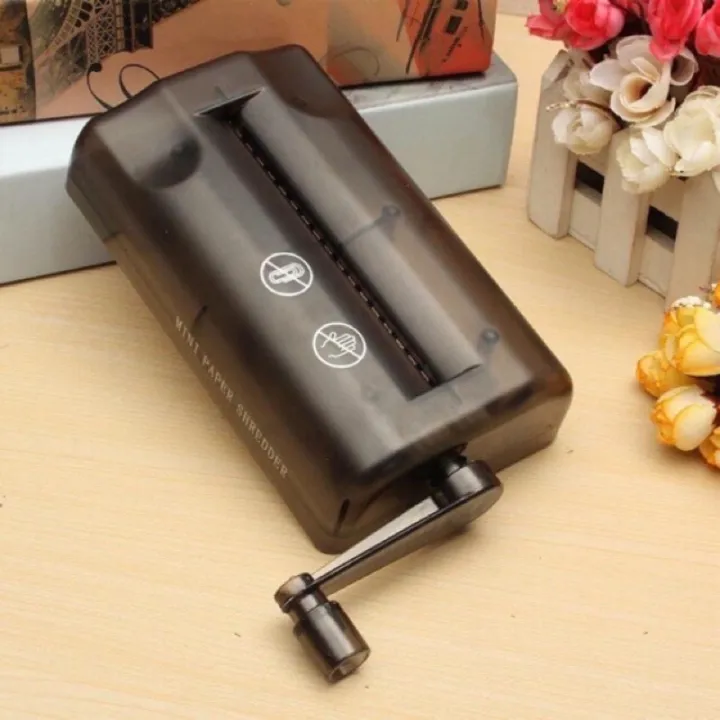 Manual Shredder Portable Mini Paper Shredder Hand Cutting-A6mbW | Lazada PH