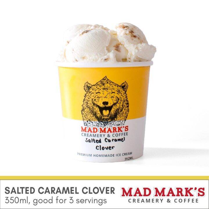 ♛Mad Marks Premium Ice Cream - Salted Caramel Clover☚ | Lazada PH