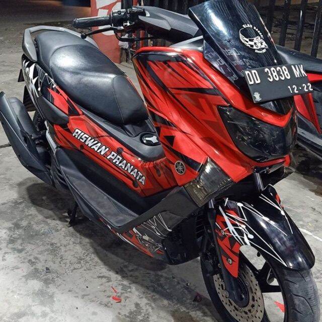Stiker Nmax Decal Full Body Nmax Premium Red Die Glossy DNKZ | Lazada ...