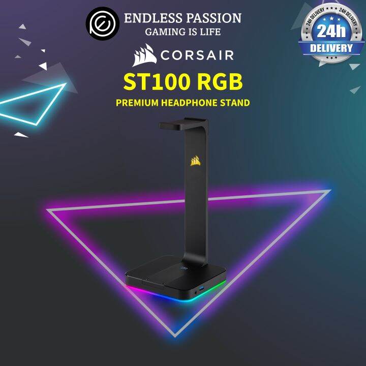 Corsair ST100 RGB Premium Headset Stand | Lazada Singapore