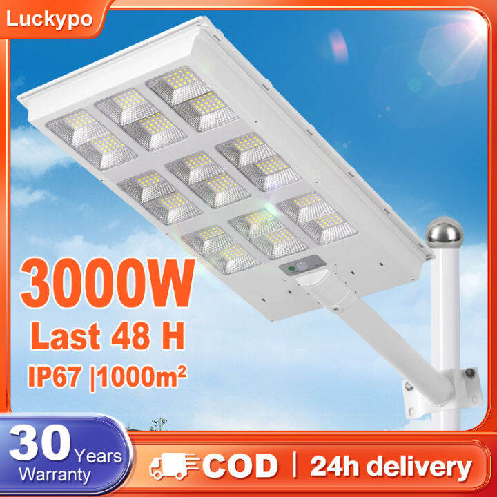 Solar Street Light Outdoor Waterproof LED 1000W 2000W 3000W Solar ...