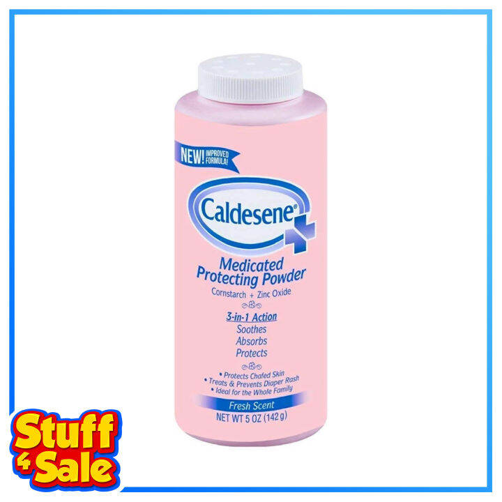 Caldesene Medicated Protecting Powder Cornstarch Zinc Oxide Fresh Scent ...
