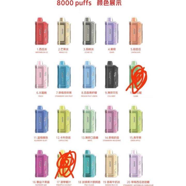 vape Toha Superbar 8000 Puffs Disposable Pod | Lazada PH